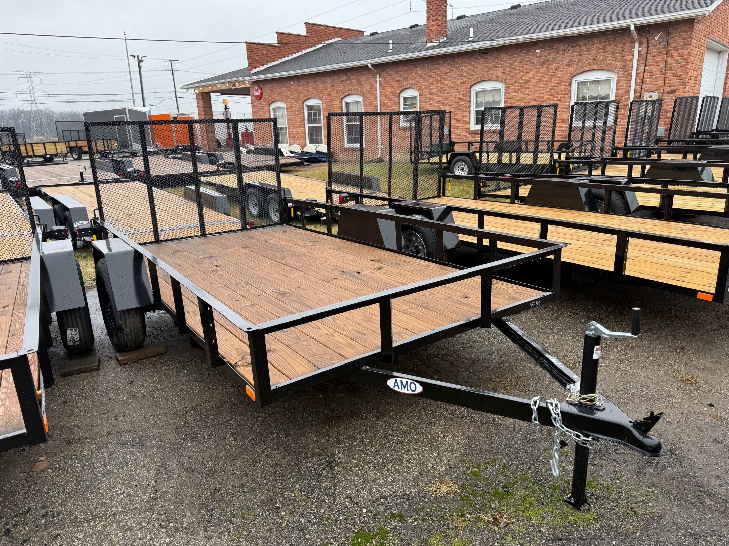 New 2026 AMO 6.4 x 12 A.M.O. Low Side Landscape Trailer Landscape ...