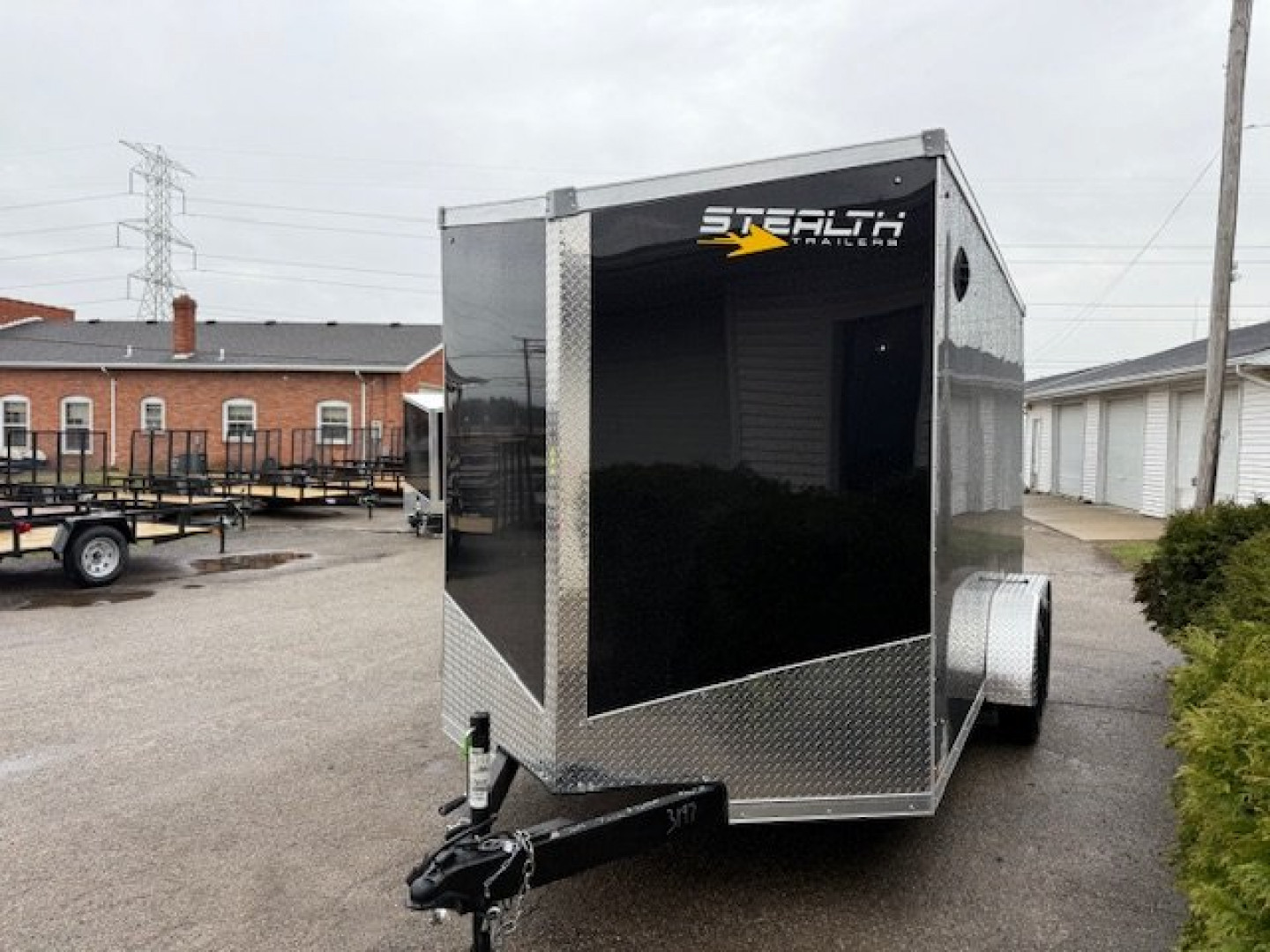 New 2025 Stealth 7 X 14 Cargo / Enclosed Trailer with Ramp with 7ft ...
