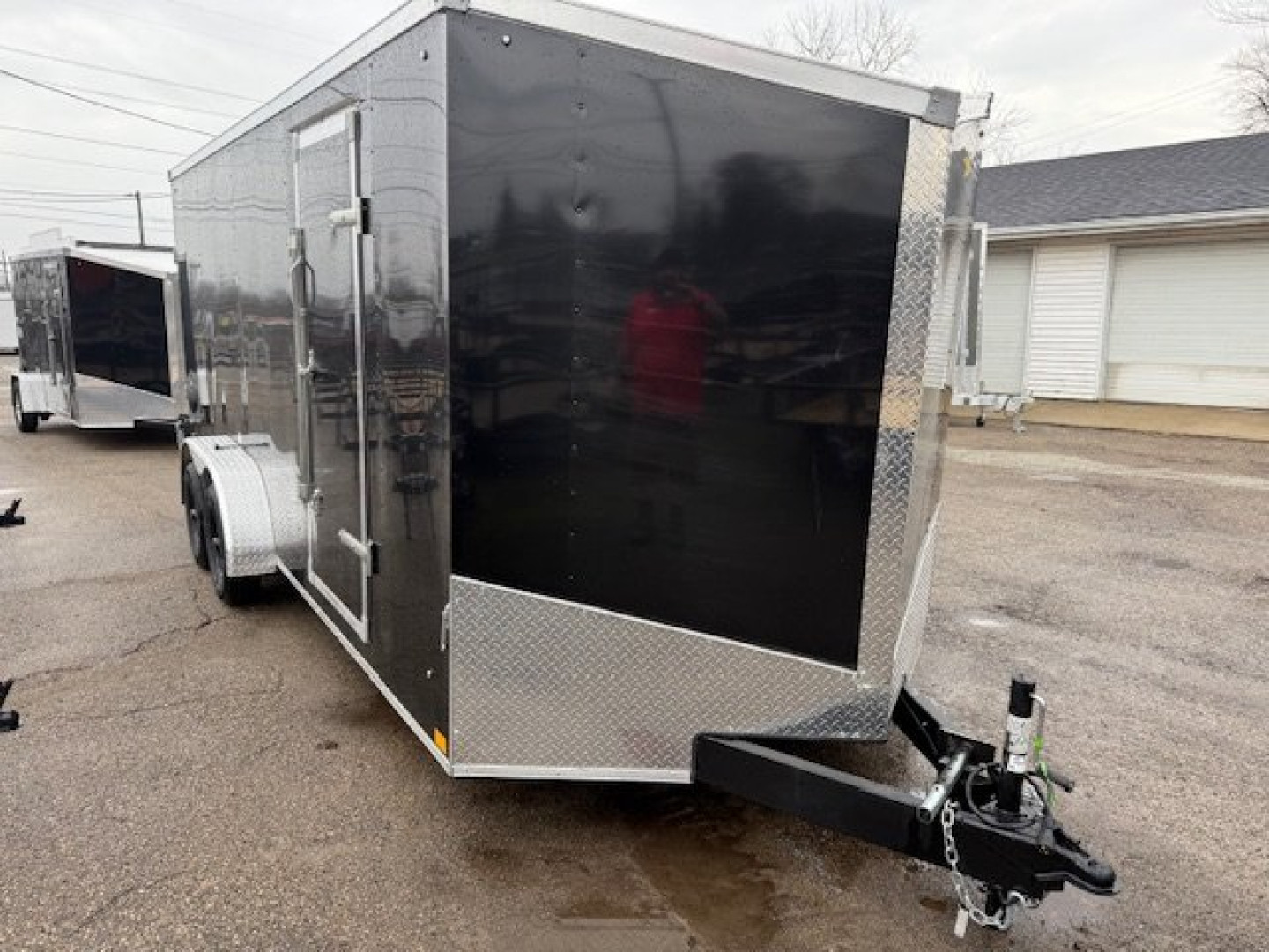 New 2025 Stealth 7 x 18 Enclosed trailer with Ramp 7K GVW with 6ft 6in ...