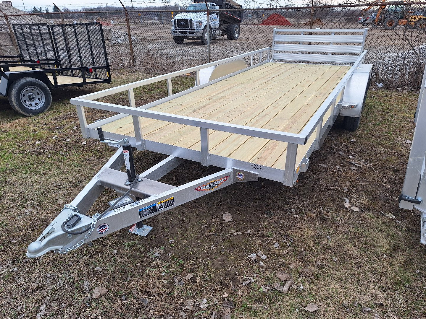 New 2025 H&H Trailers 82x18' Tandem Axle Aluminum Landscape Trailer