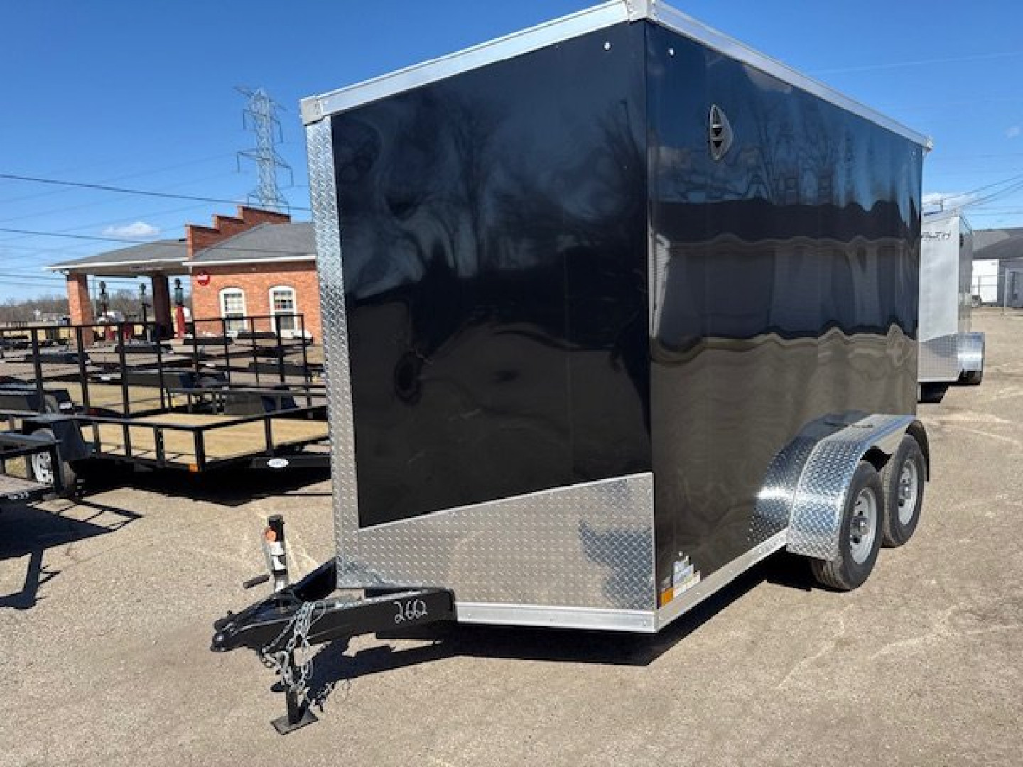 New 2025 Stealth 7 X 12 Cargo / Enclosed Trailer with Ramp and 7ft ...