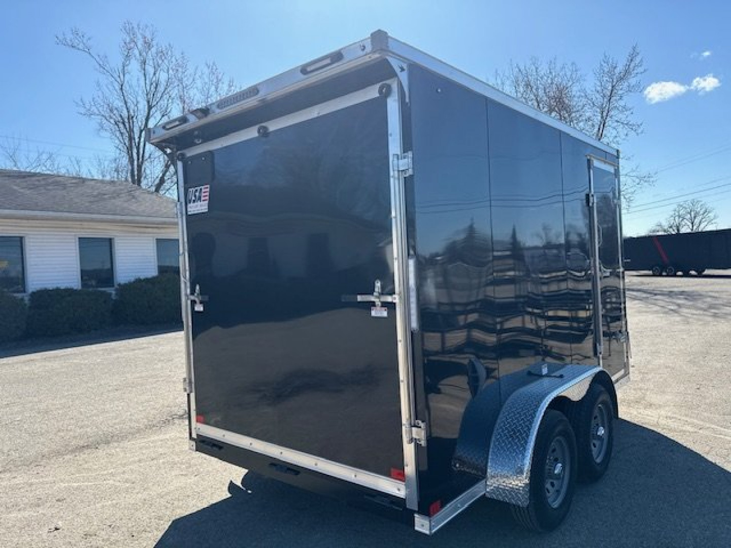 New 2025 Stealth 7 X 12 Cargo / Enclosed Trailer with Ramp and 7ft ...