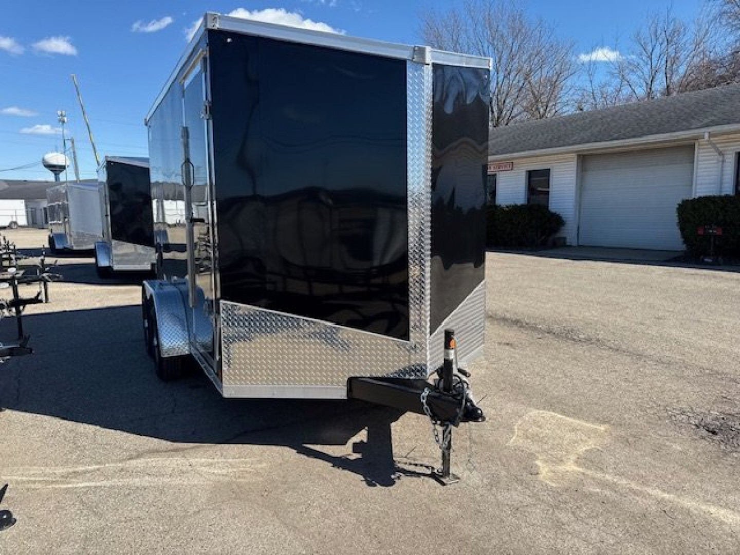 New 2025 Stealth 7 X 12 Cargo / Enclosed Trailer with Ramp and 7ft ...