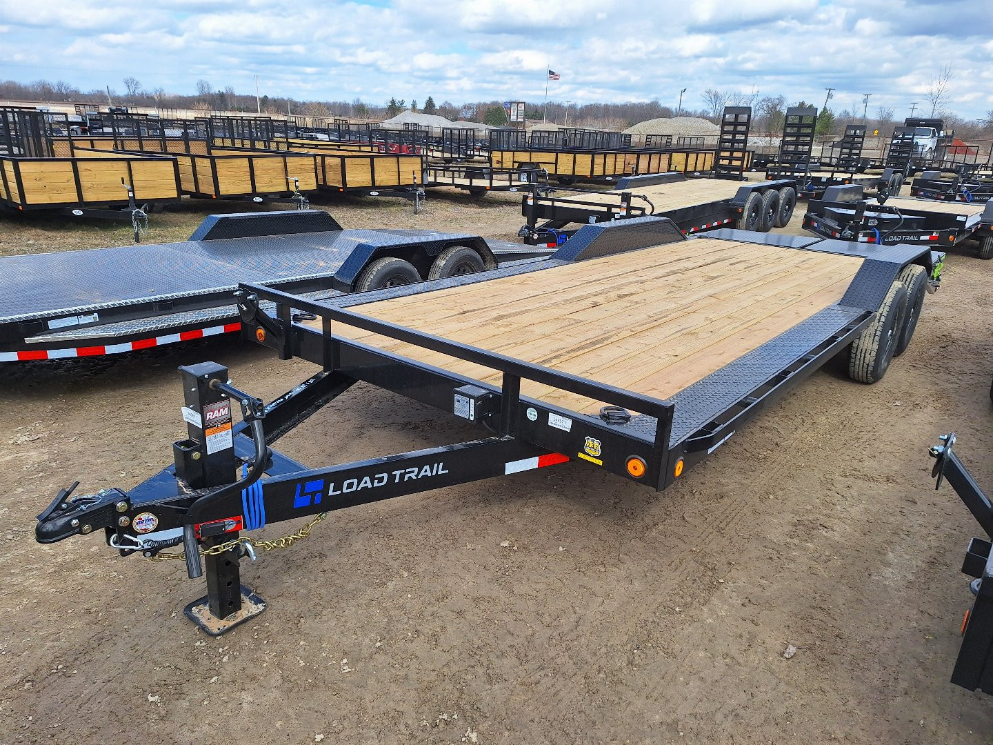 New 2025 Load Trail 102x22 Equipment Trailer W/ Max Ramps