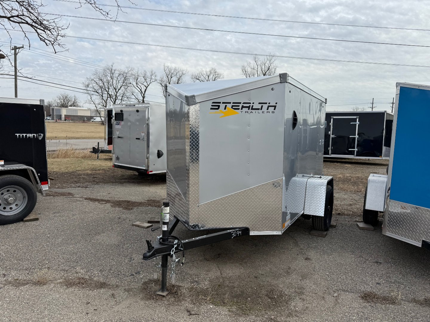 New 2025 Stealth 5 x 8 Enclosed Trailer w/ Double Barn Doors (Single ...