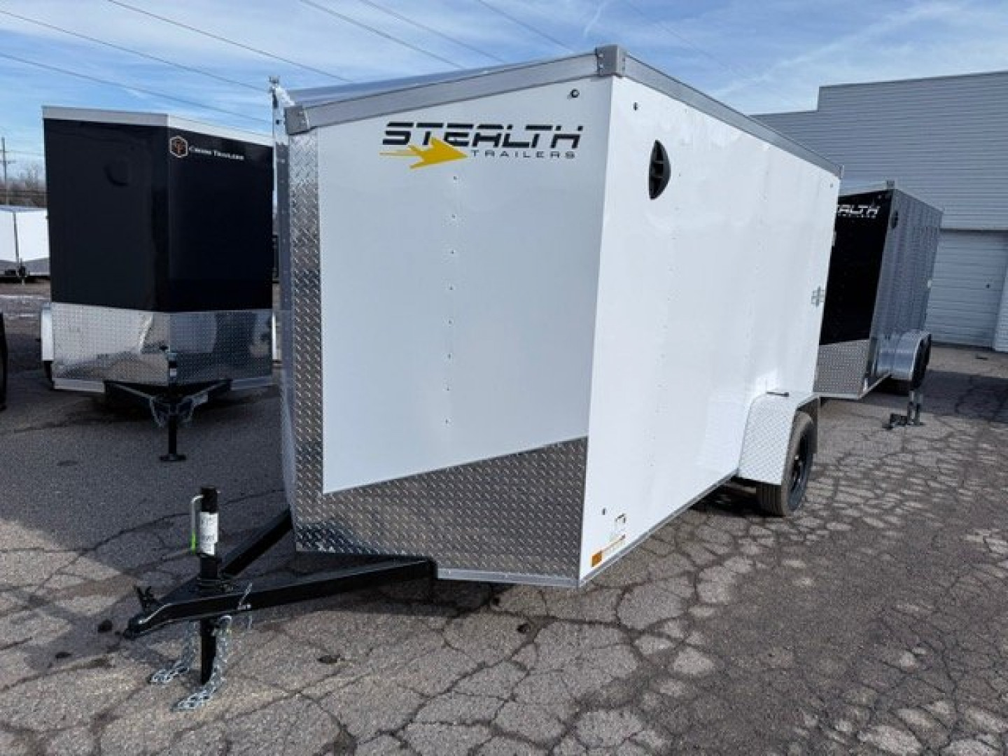 New 2025 6 x 12 Stealth Enclosed Trailer with Ramp for sale in Monroe, MI
