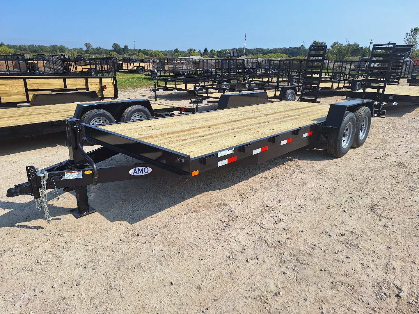New 2025 AMO 82x16' 14K Equipment Trailer