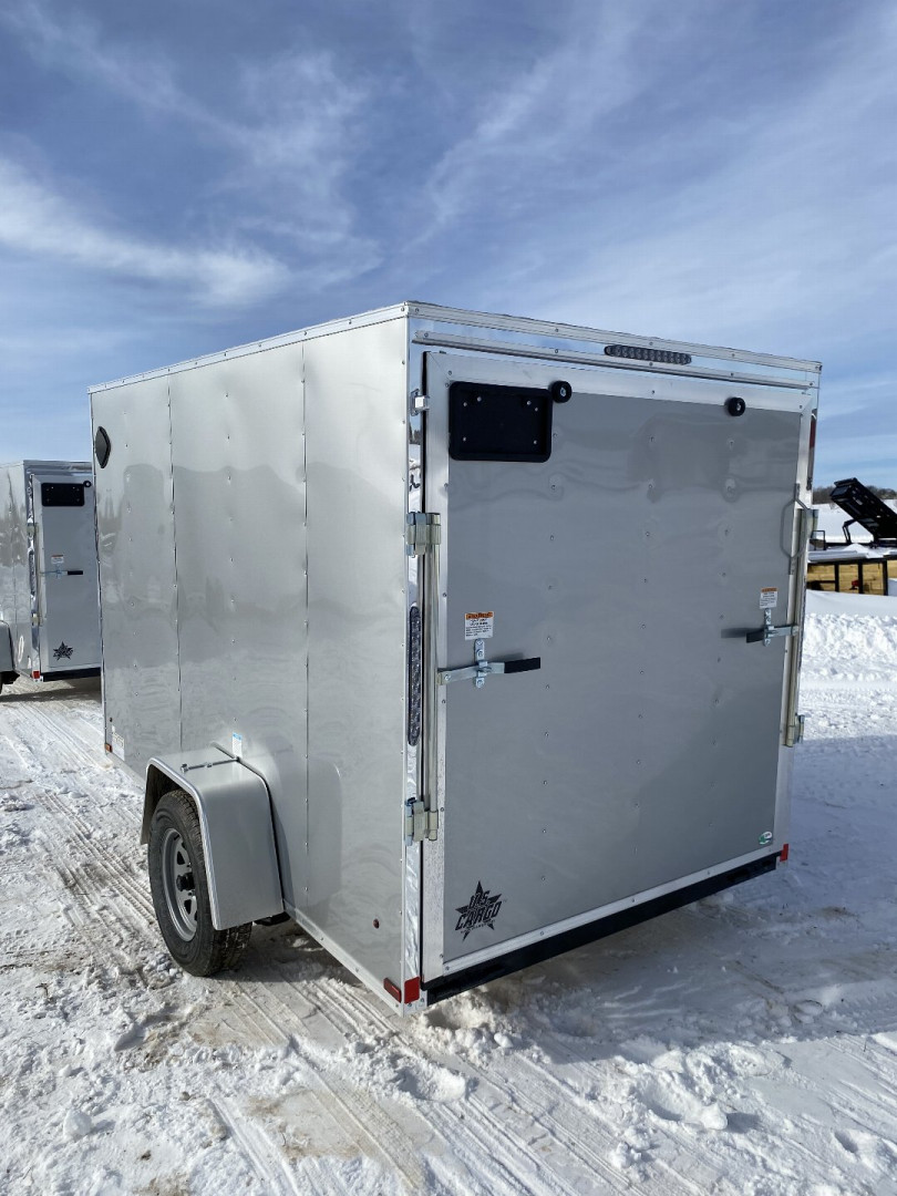 New 2025 US Cargo 6X10 Cargo / Enclosed RAMP DOOR Trailer