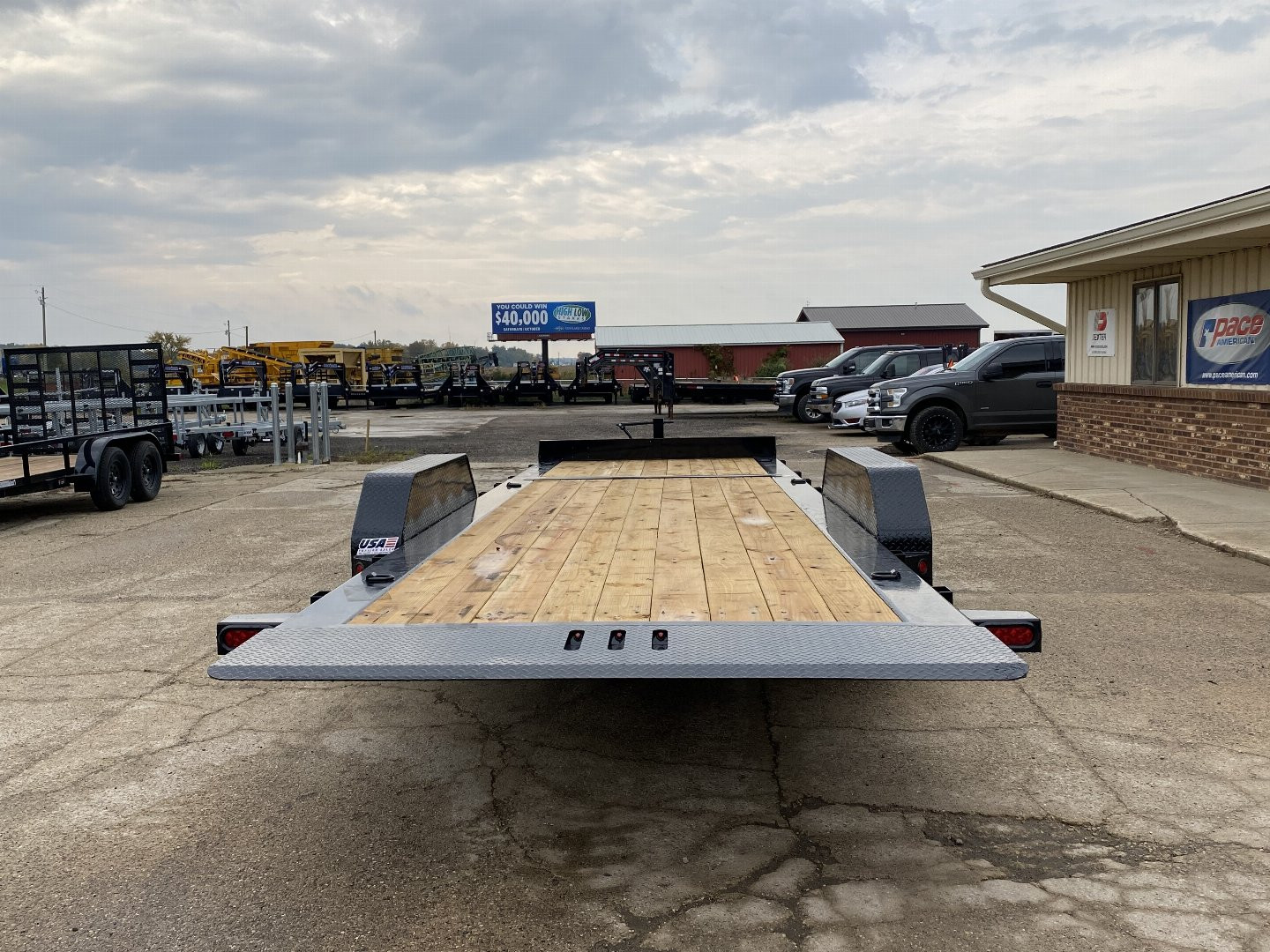 New 2025 LOAD TRAIL 83"x22' 14k Split Deck Gravity Tilt Trailer *OLD ...
