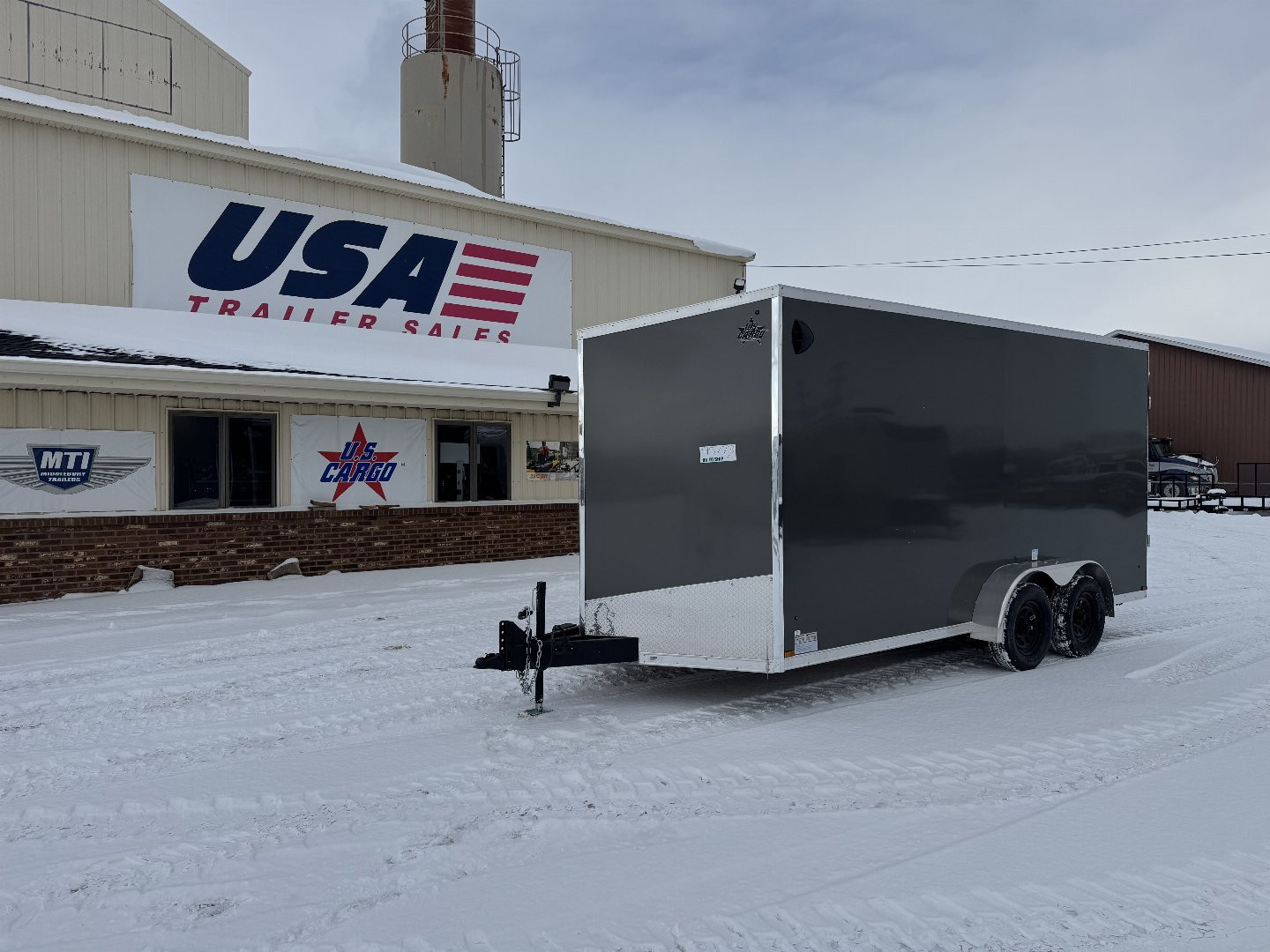 New 2025 US CARGO Scout 7x16 V-Nose Ramp Door +12 Cargo / Enclosed Trailer for sale in Wayland, MI