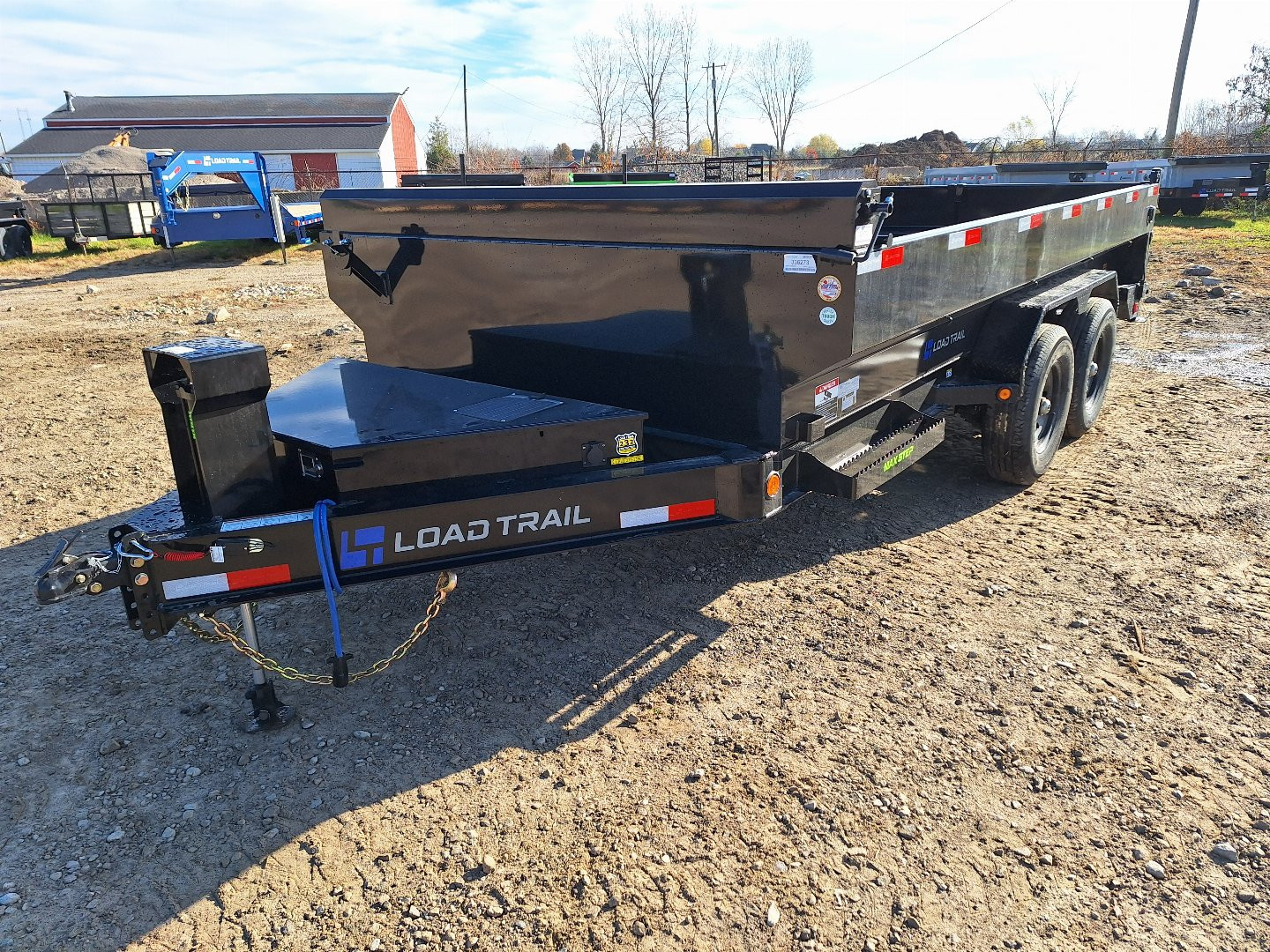 New 2025 Load Trail 83"x14' Max Bed Hyd. Jack Dump Trailer
