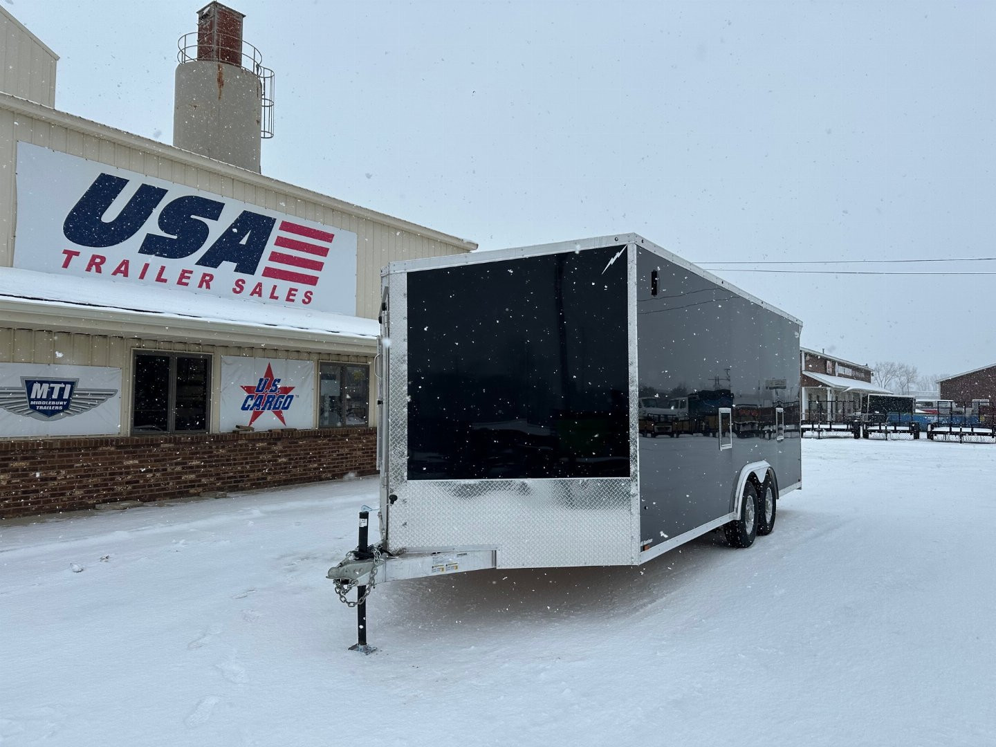 New 2025 Lightning Trailers 8x20 10K Aluminum Car Hauler/UTV/Snowmobile ...