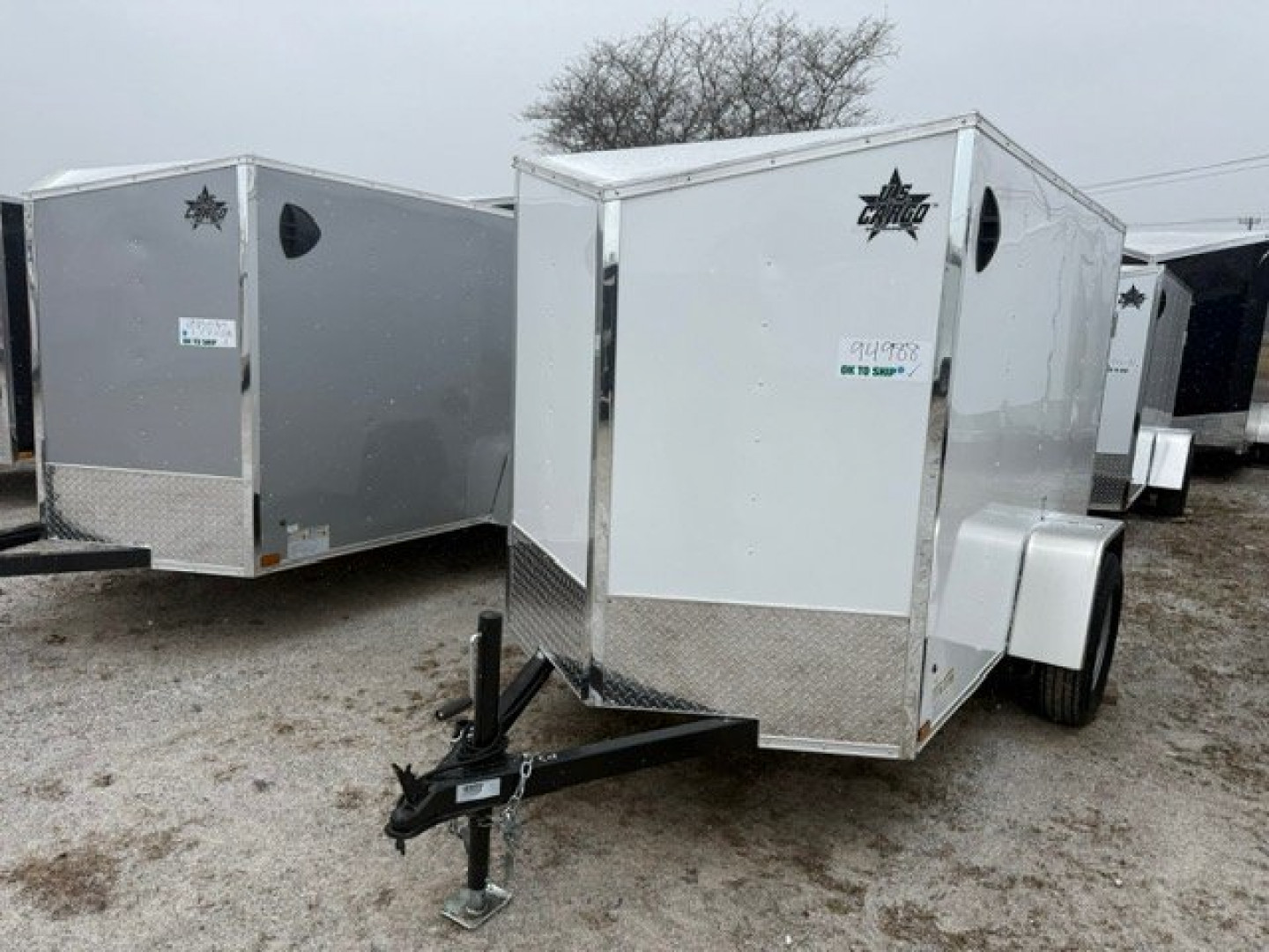New 2025 US Cargo 5 x 8 Enclosed Trailer w/ Ramp Door (Single) Cargo ...