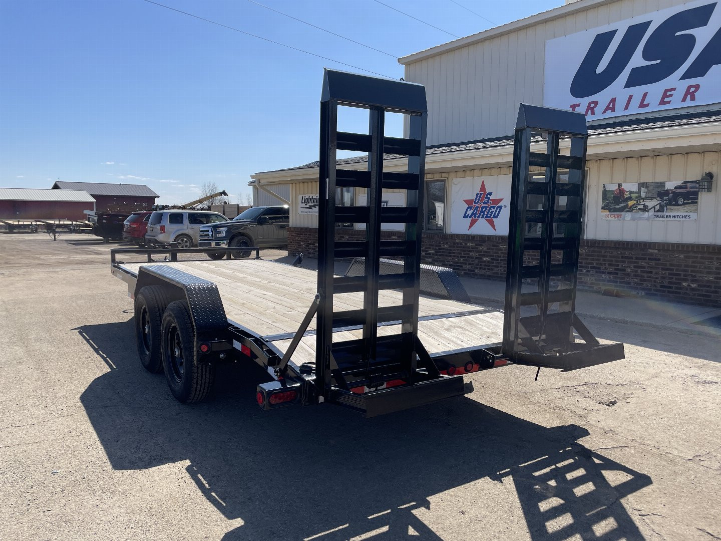 New 2025 LOAD TRAIL 83"X18' 14k w/HD Ramps Equipment Trailer w/Rub Rail ...