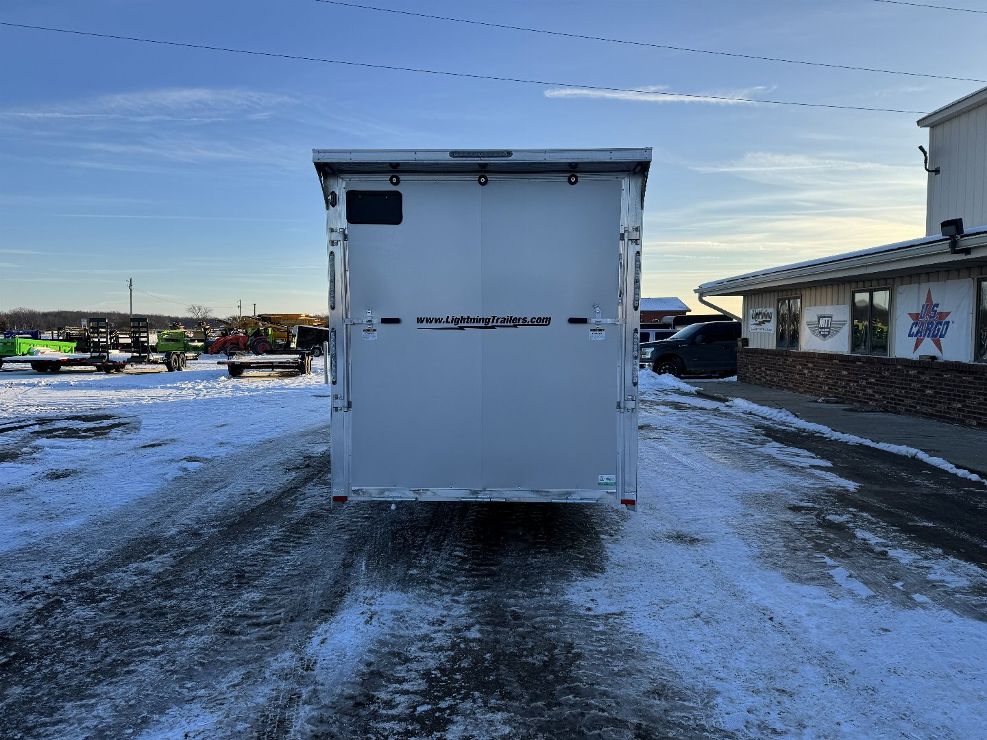 New 2025 Lightning Trailers 7x29 Aluminum 4-Place + 12 Snowmobile ...