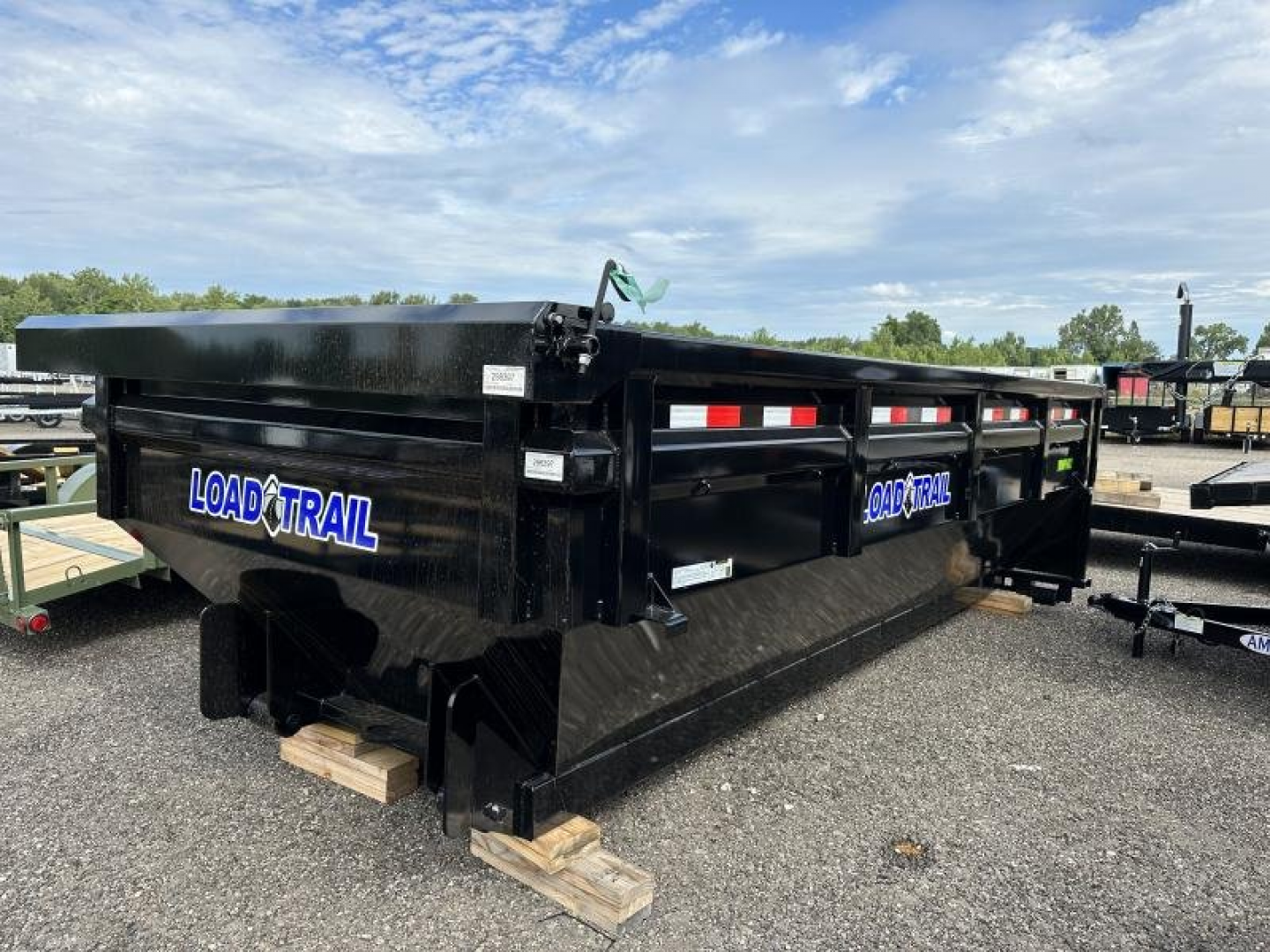New 2024 Load Trail 83"X16' Roll off Dump Bin Trailer