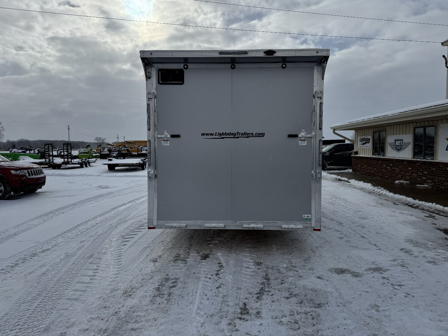 New 2025 Lightning Trailers 8x20 10K Aluminum Car Hauler/UTV/Snowmobile ...