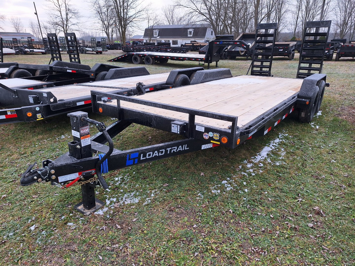 New 2025 Load Trail 83"x20' Equipment Trailer W/Rub Rail & HD Ramps