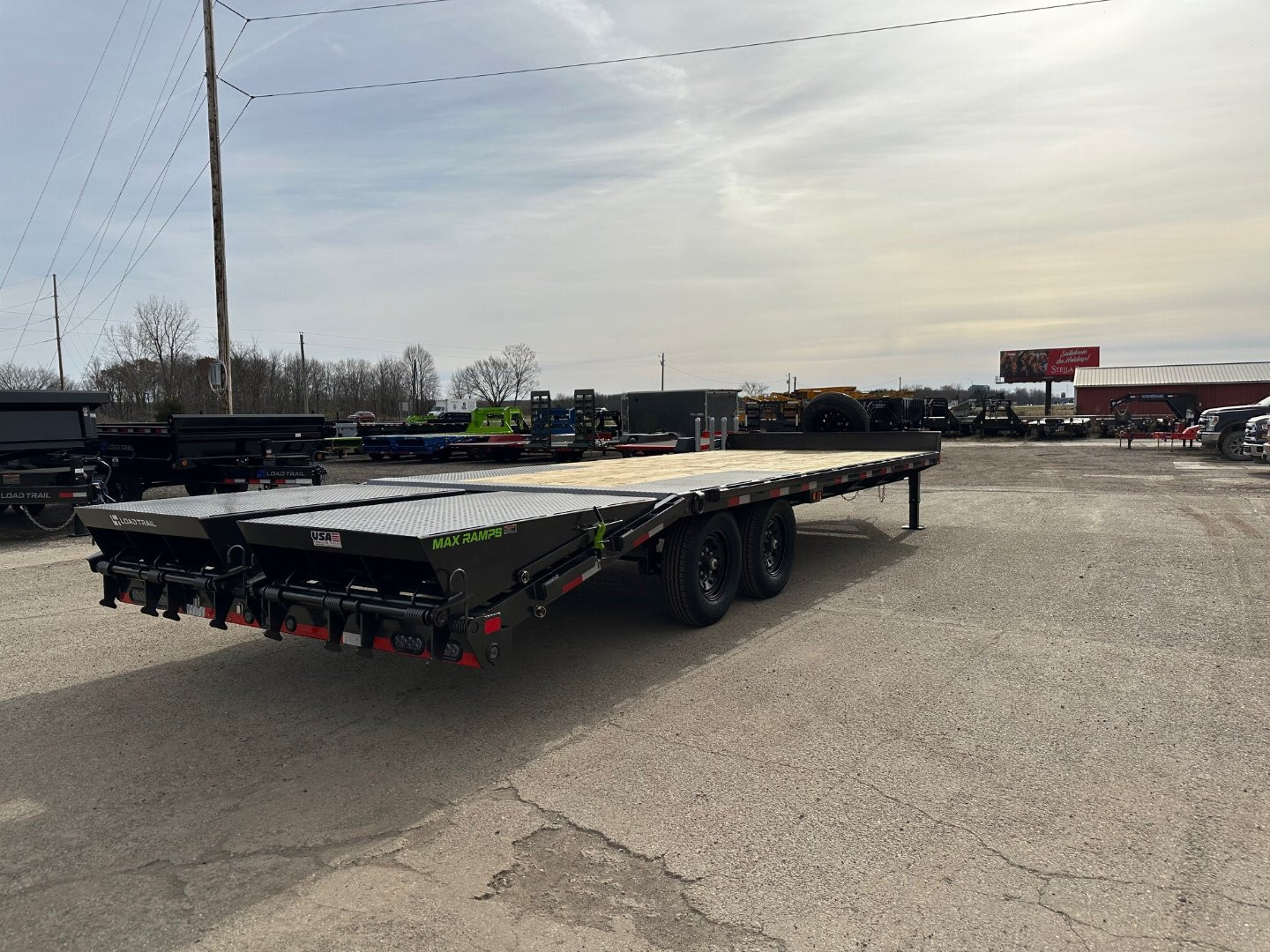 New 2025 Load Trail 102"x24' 14K Deckover Trailer W/Max Ramps *OLD ...