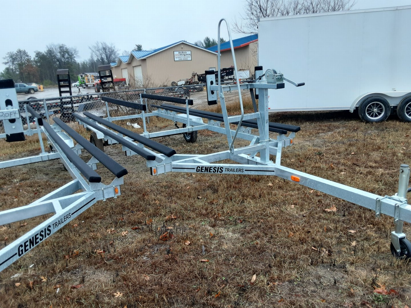 New 2024 Genesis Trailers 20FT SINGLE AXEL PONTOON Boat Trailer for ...