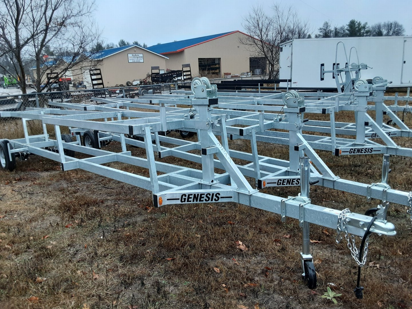 New 2024 Genesis Trailers 20FT CRANK-UP Pontoon Trailer