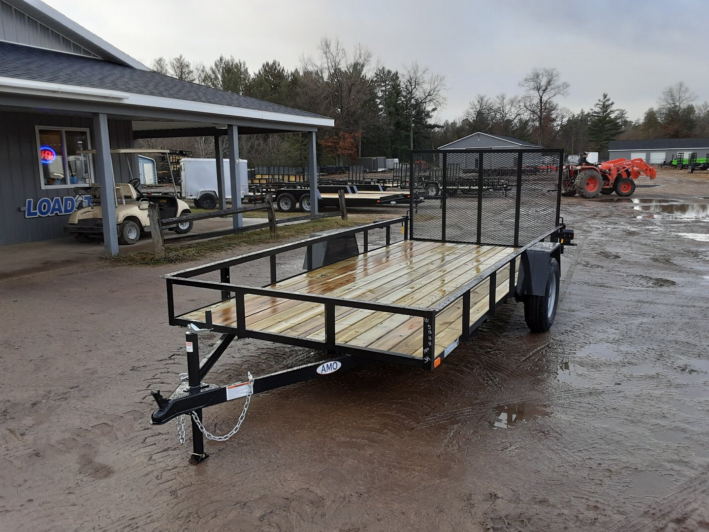 New 2025 AMO 6X14 Landscape Trailer for sale in Grayling, MI