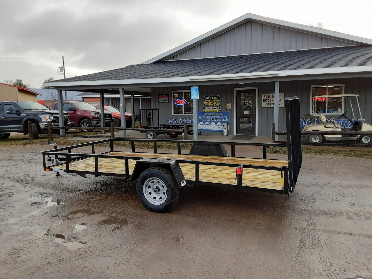 New 2025 AMO 6X14 Landscape Trailer for sale in Grayling, MI
