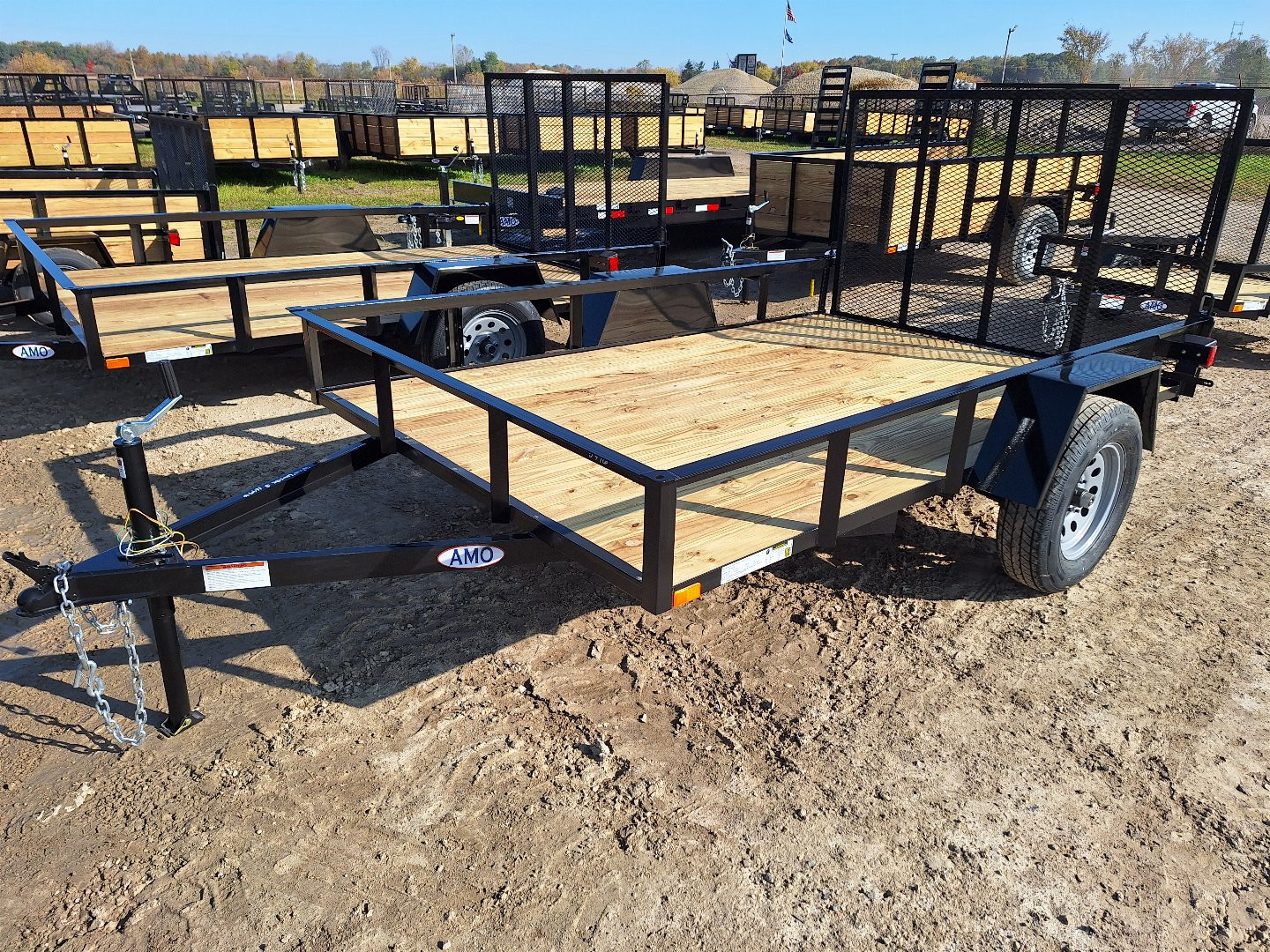 New 2025 AMO 5X10 Lowside Landscape Trailer for sale in Lake Odessa, MI