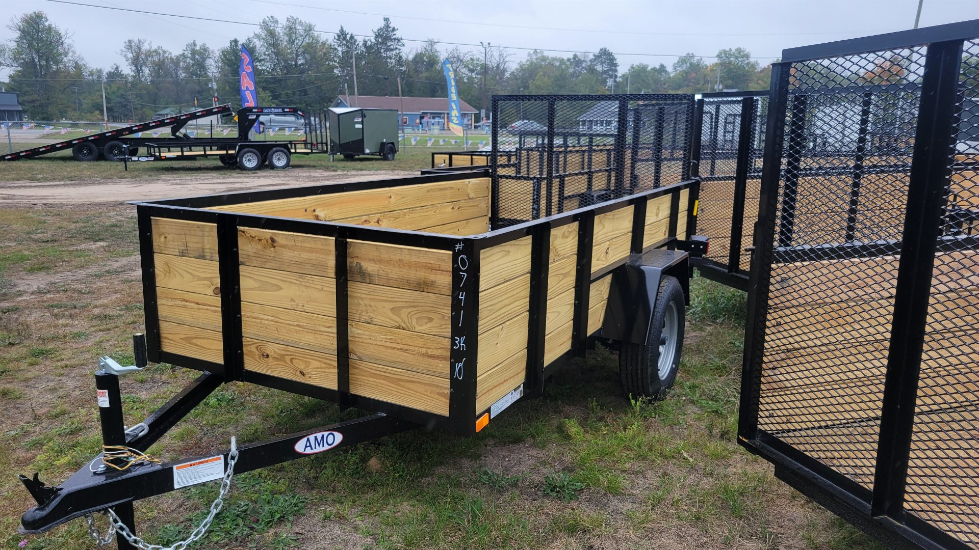 New 2024 AMO 5X10 WOODSIDE LANDSCAPE TRAILER