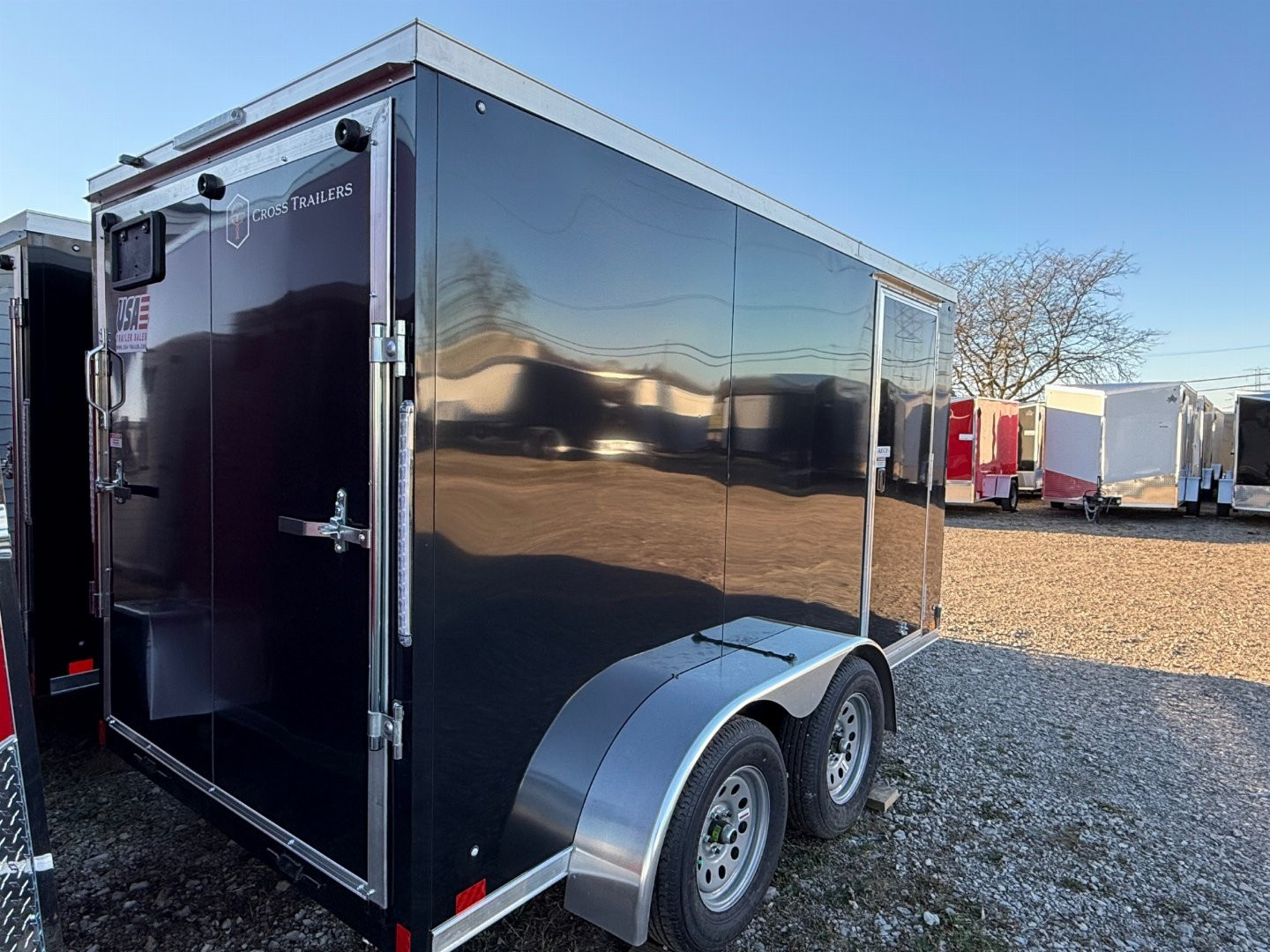 New 2025 6 x 12 Tandem Cross Trailers Cargo / Enclosed Trailer with ...