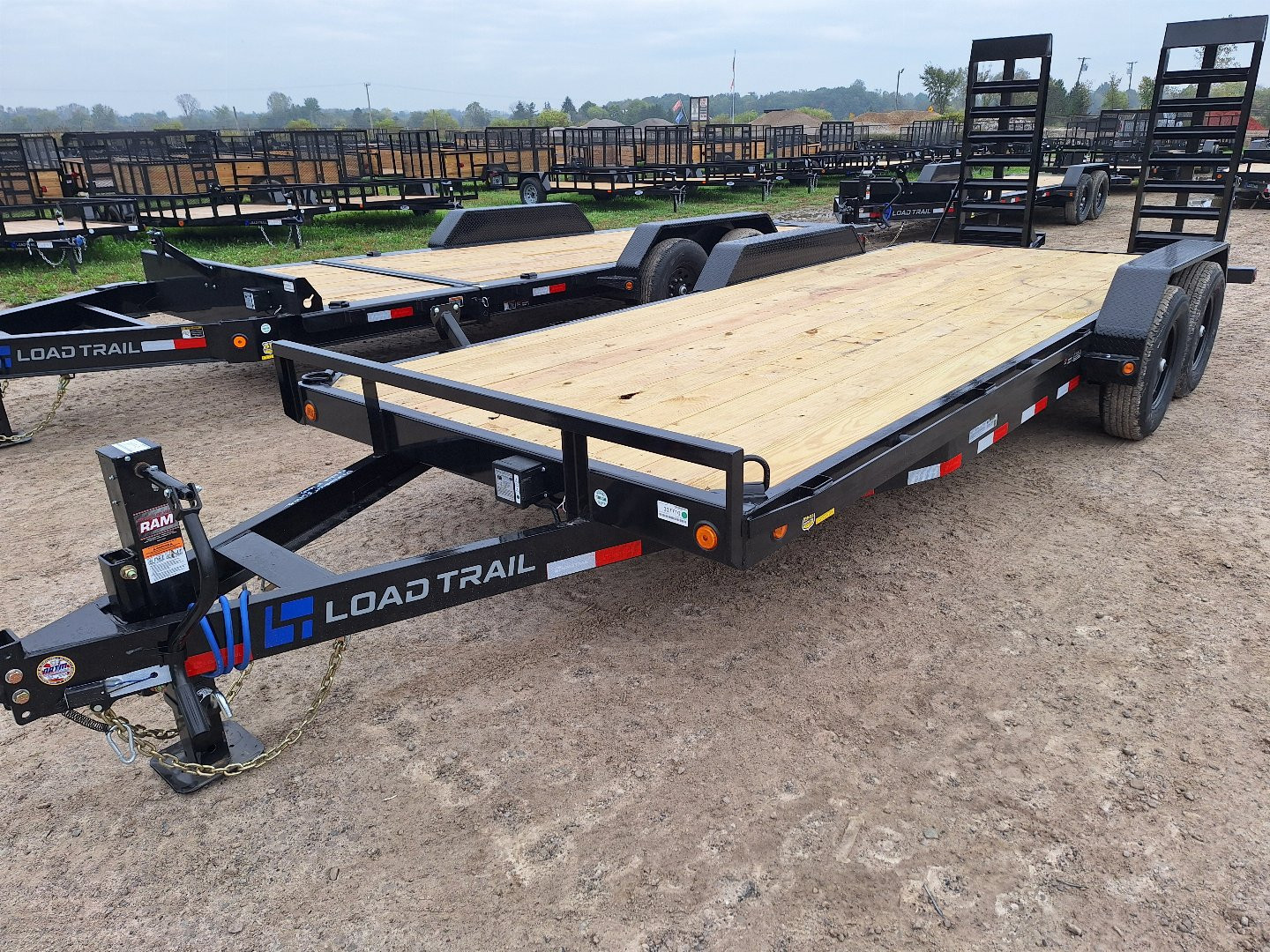 New Load Trail 83x20' Equipment Trailer W/ Rub Rail