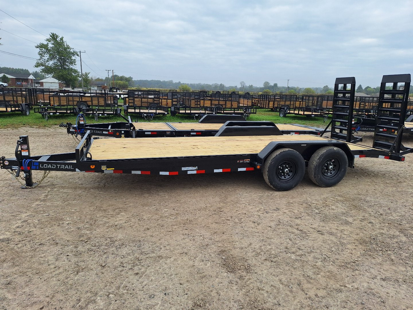 New Load Trail 83x20' Equipment Trailer W/ Rub Rail