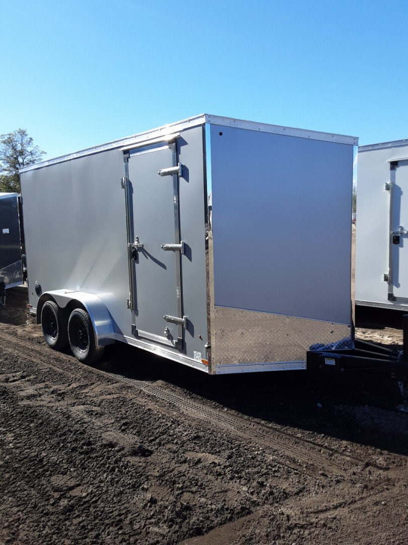New 2025 14X7 US Cargo / Enclosed Trailer W/ V-Nose Ramp