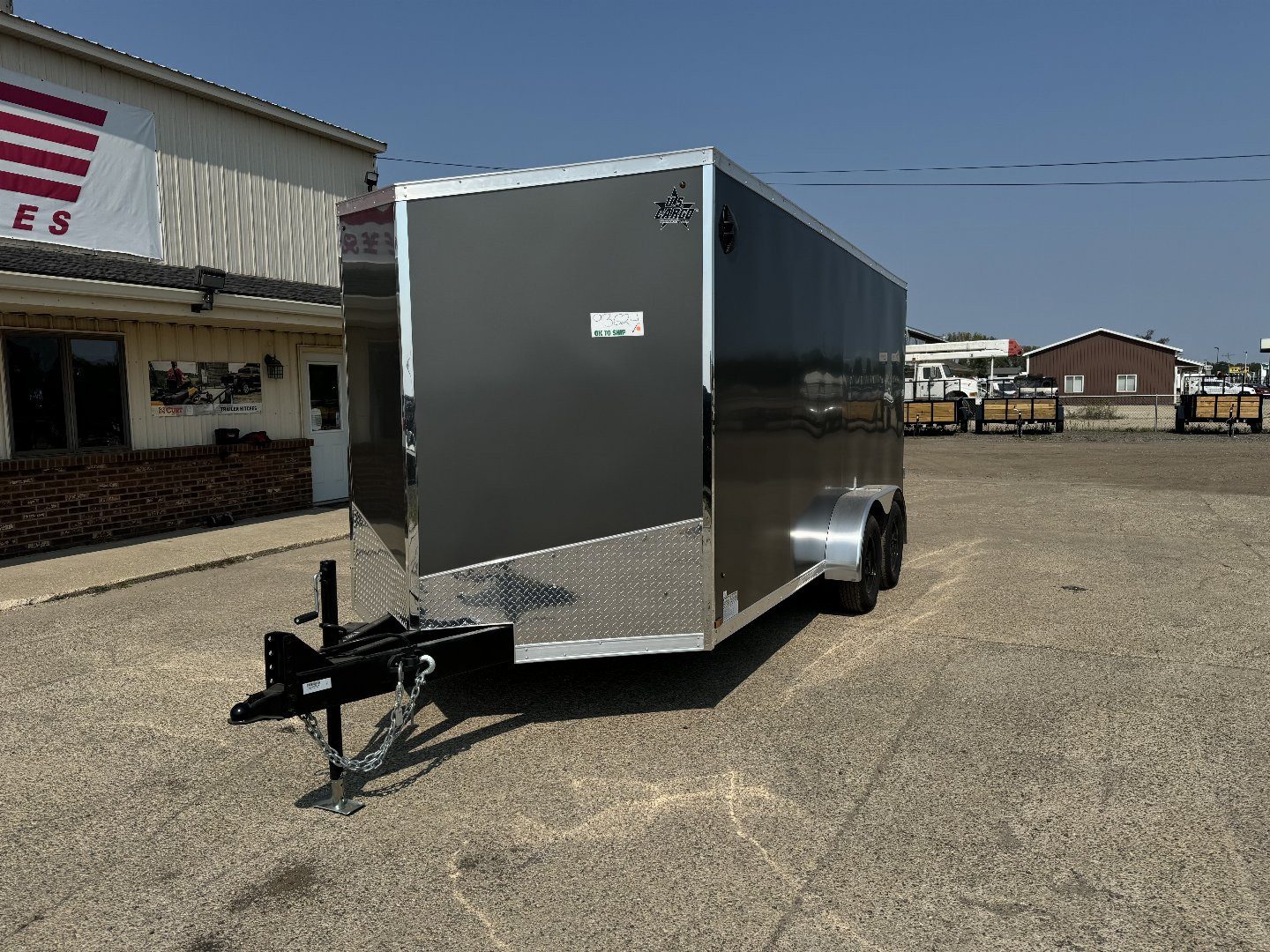 New 2025 US Cargo Ranger 7x16 +12" V-Nose Ramp Door w/Options Cargo ...