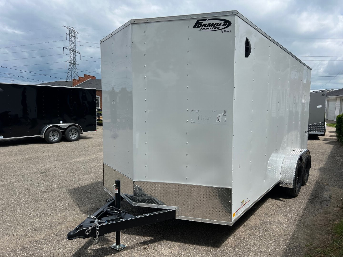 New 2025 FORMULA TRAILERS 7 x 16 Cargo / Enclosed Trailer with 7ft ...