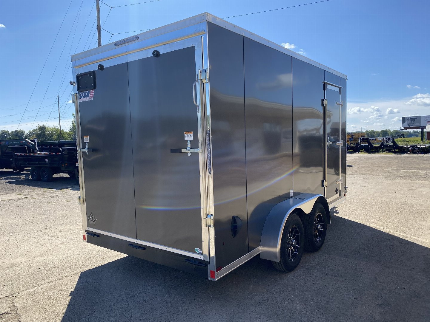 New 2025 US Cargo Ranger 7x14 +12" V-Nose Ramp Door w/Options Cargo ...