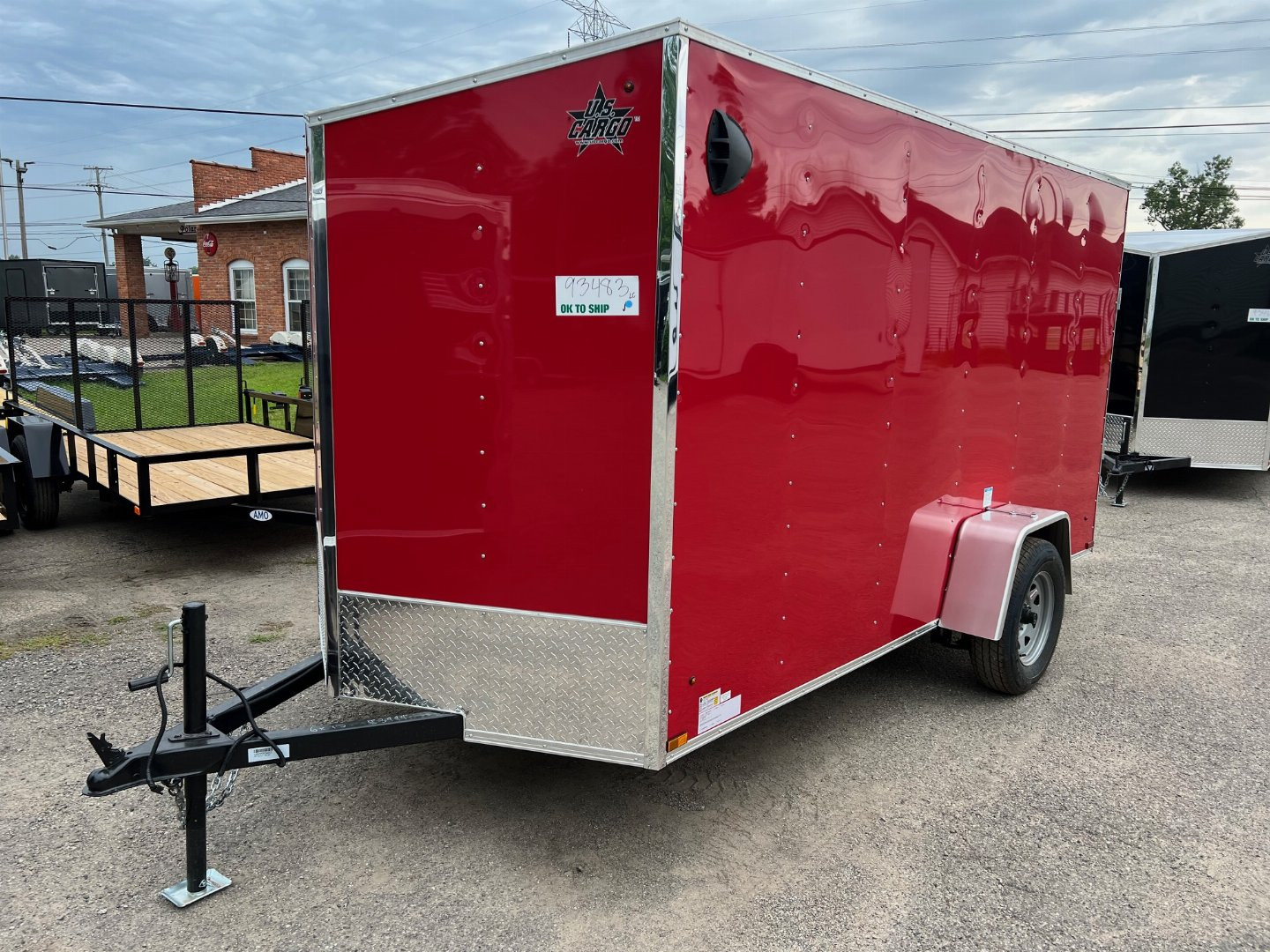 New 2025 6 x 12 US Cargo Enclosed Trailer with ramp - for sale in ...