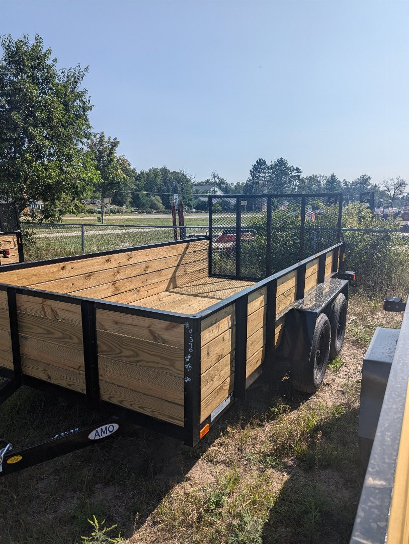 New 2025 AMO 76x12 Utility Trailer for sale in Grayling, MI