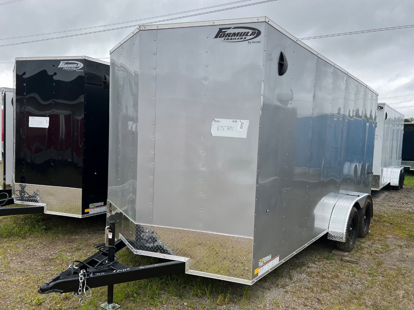 New 2025 FORMULA TRAILERS 7 x 16 Cargo / Enclosed Trailer with 7ft ...