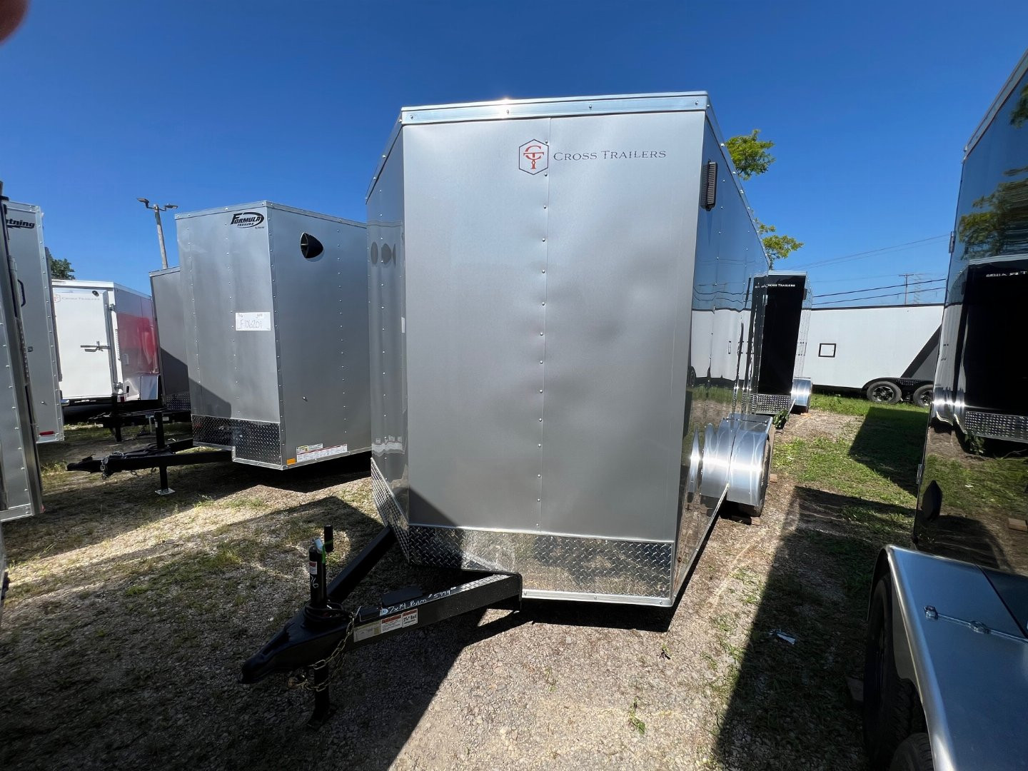 New 2025 7 x 14 Cross Enclosed Trailer with 6ft 6in interior with ...