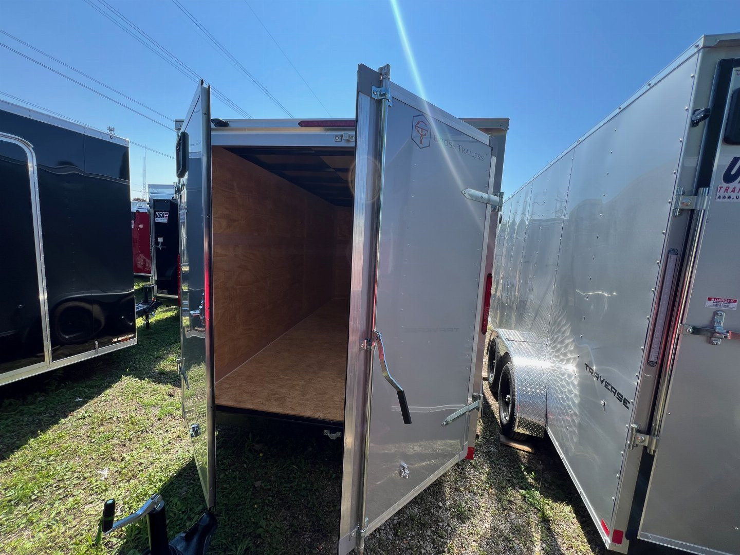 New 2025 7 x 14 Cross Enclosed Trailer with 6ft 6in interior with ...
