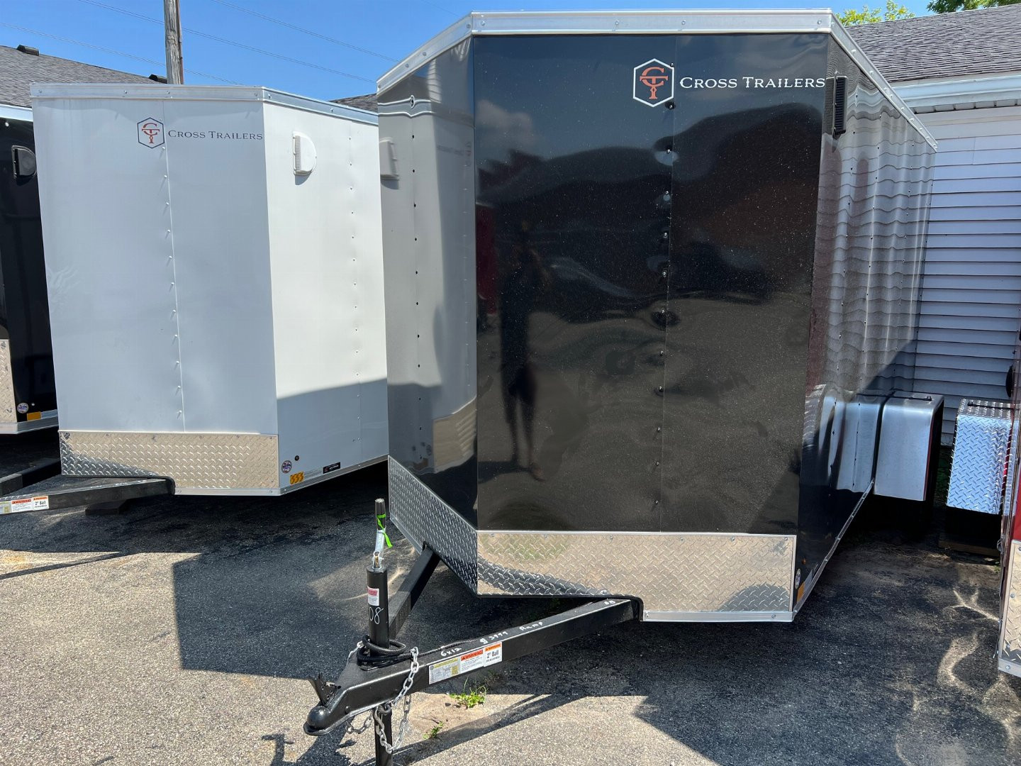 New 2025 6 x 12 Cross Trailers Cargo / Enclosed Trailer with ramp Door ...