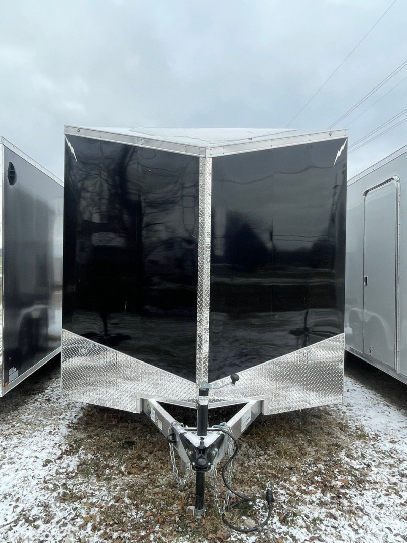 New 2025 8.5 x 16 7K GVW LIGHTNING TRAILERS All Aluminum Car Hauler