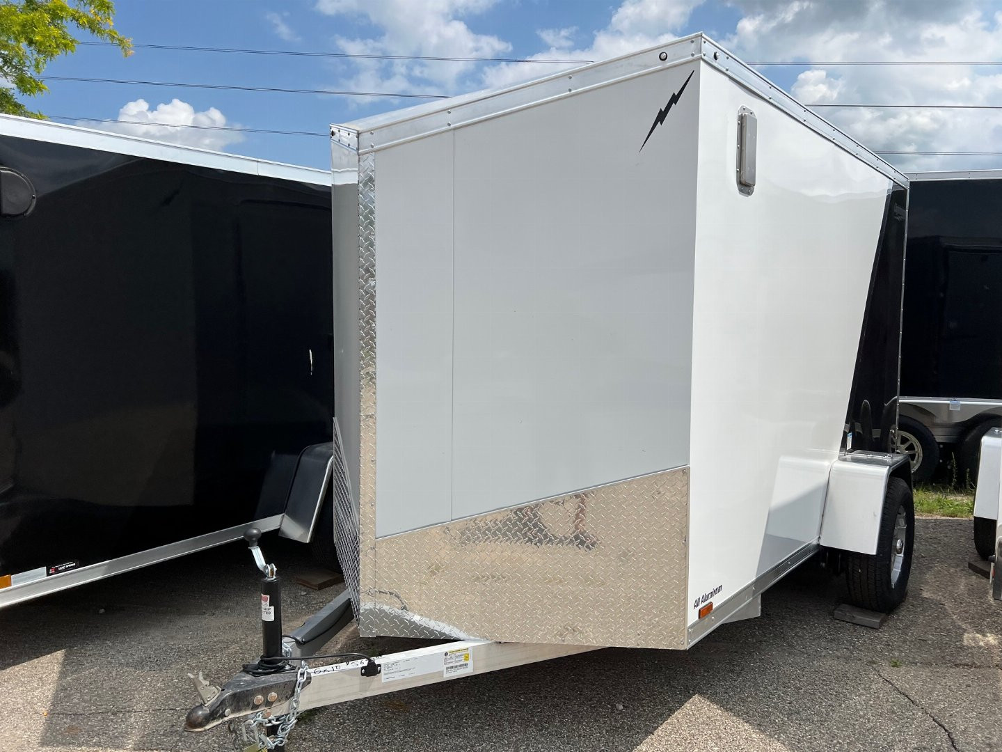 New 2025 Lightning Trailers 6 x 10 ALL Aluminum Enclosed Trailer TWO ...