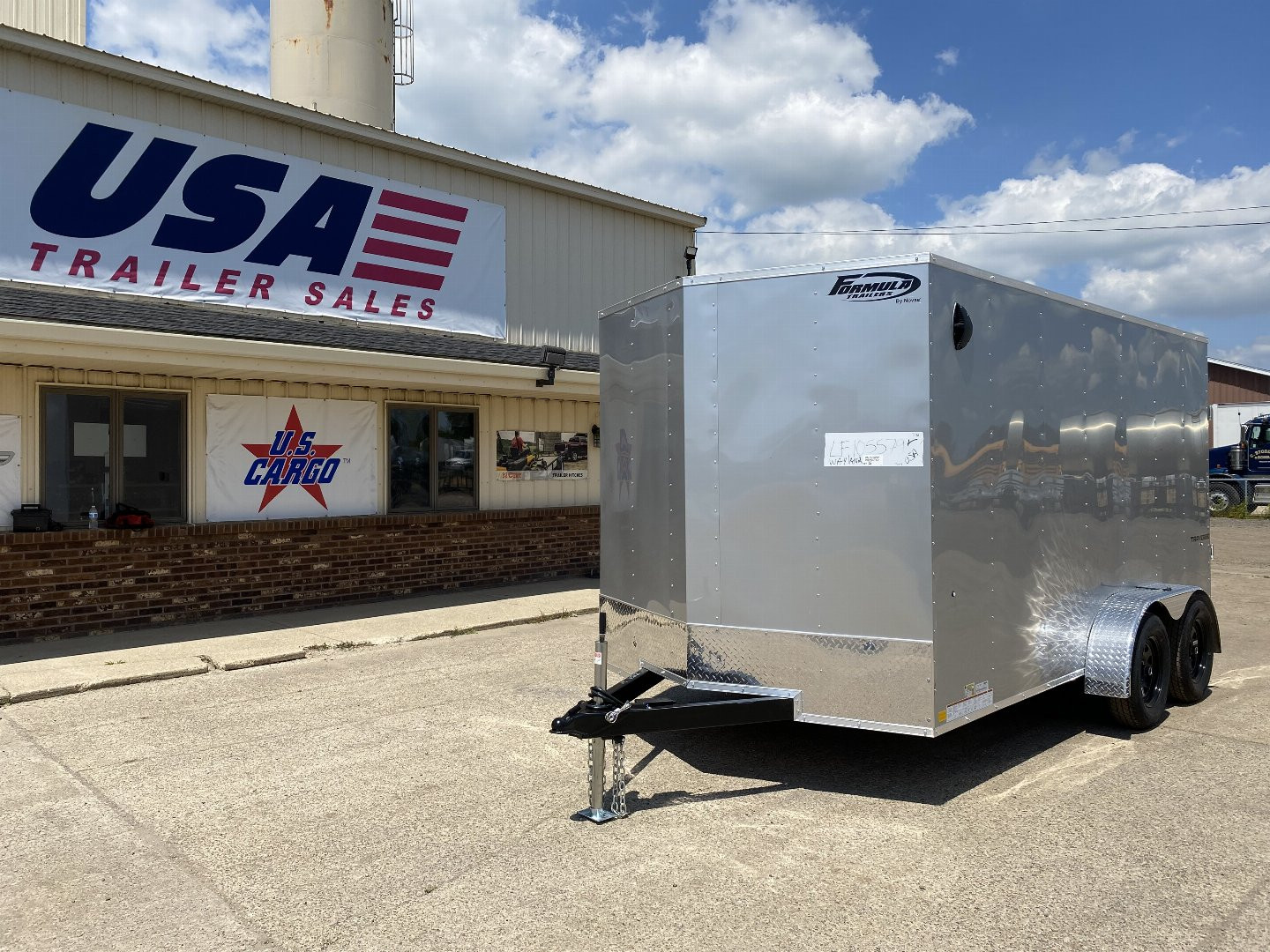 New 2024 FORMULA TRAILERS Traverse 7x14 Ramp Door + 6" Cargo / Enclosed ...
