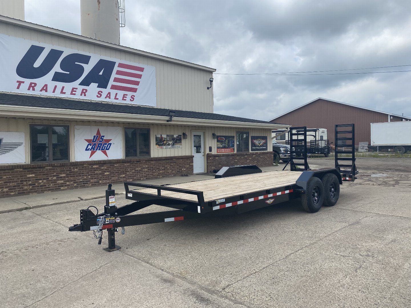 New 2024 H&H TRAILERS 82"x20' 14K Equipment Trailer - Demo