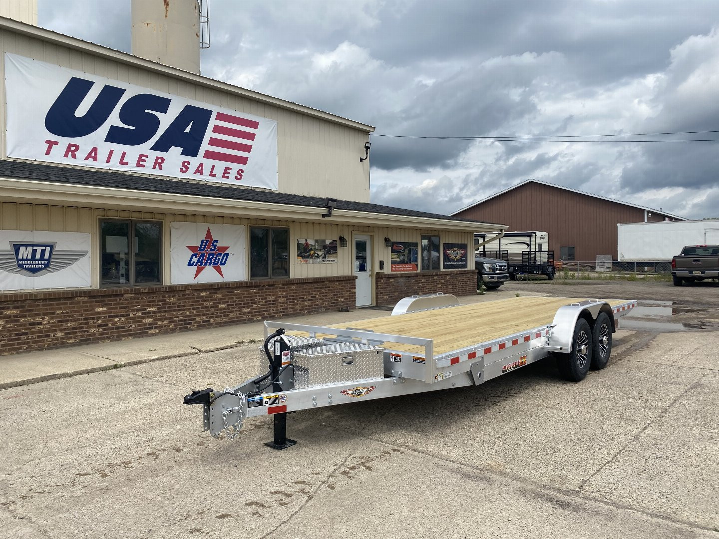 New 2025 H&H Trailers 82X22 14K Aluminum Speedloader Tilt Trailer