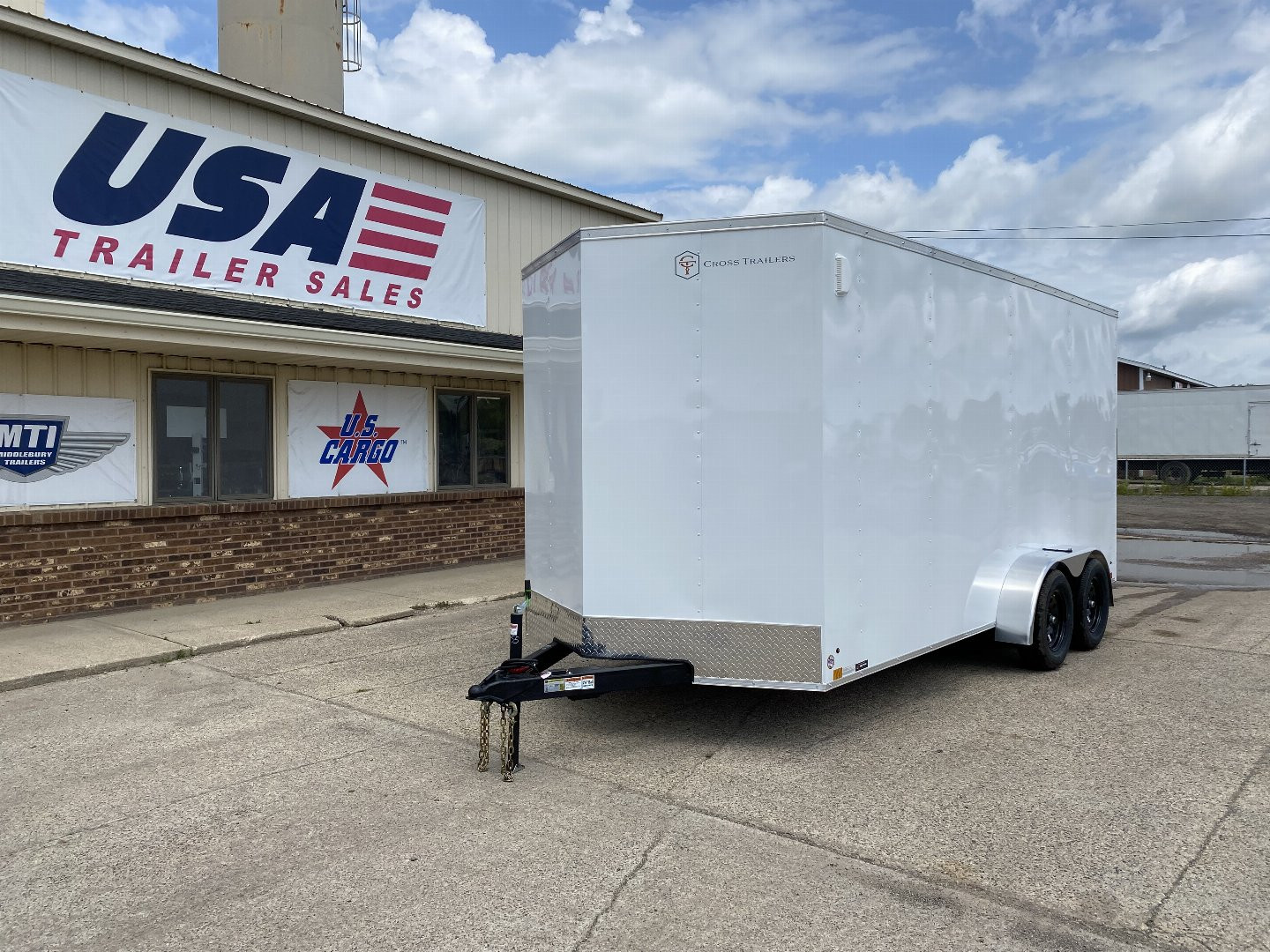 New 2025 CROSS TRAILERS 7X16 V-Nose Ramp Cargo / Enclosed Trailer w/7ft Interior Height