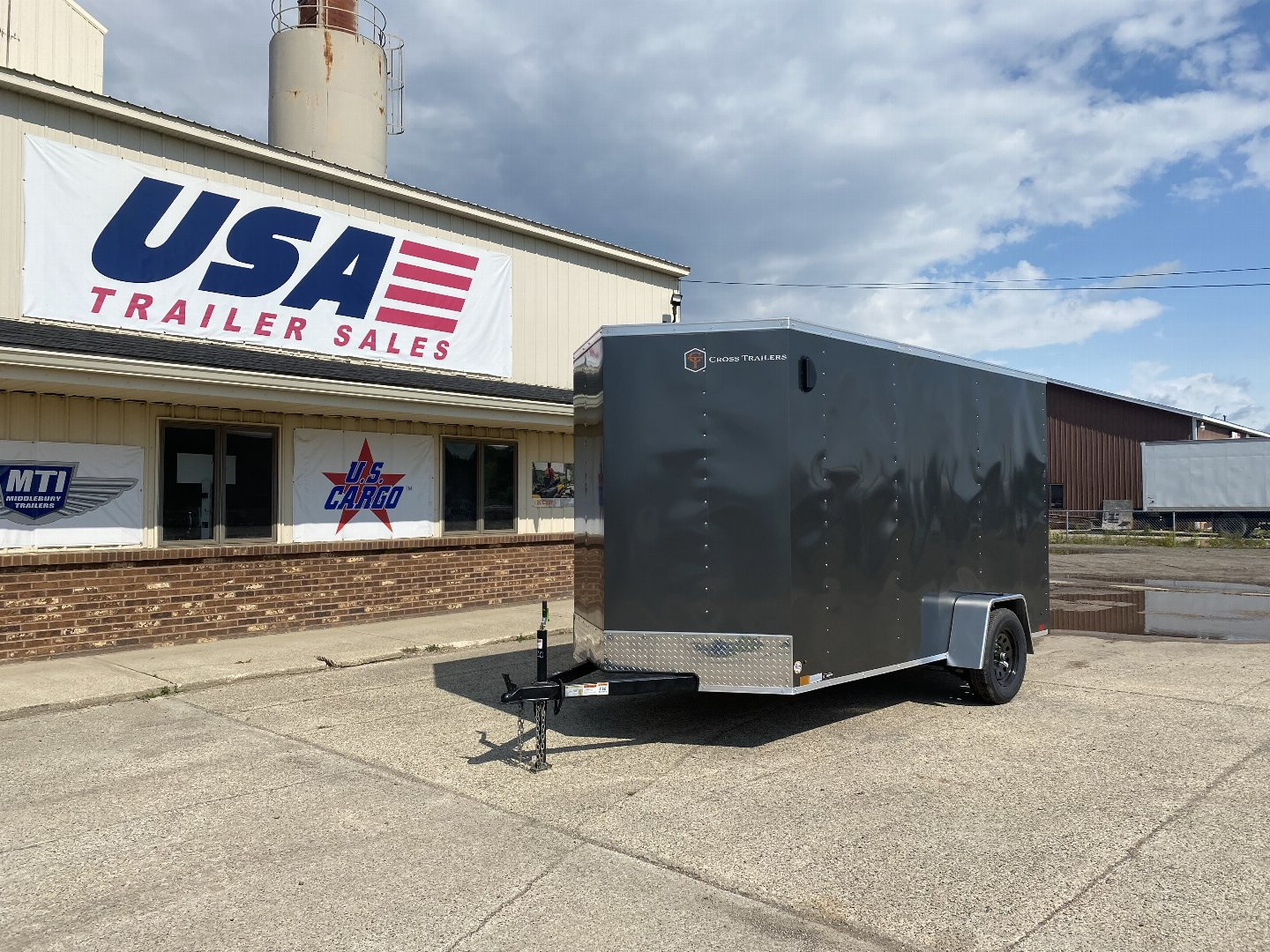 New 2025 CROSS TRAILERS 6X12 V-Nose Ramp +6 Cargo / Enclosed Trailer ...
