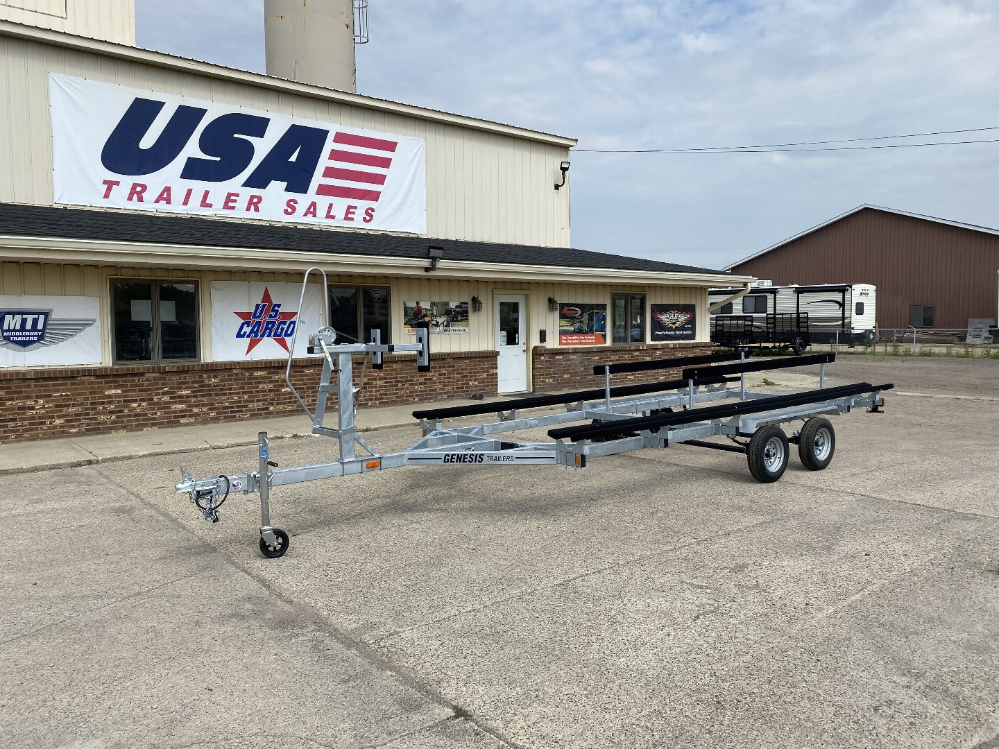 New 2024 GENESIS TRAILERS 20ft Bunk Style w/Electric Brakes Boat ...